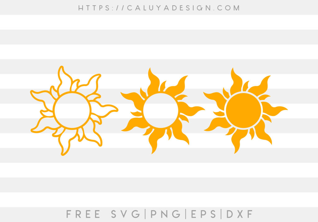 Free Boho Sun SVG Cut File - CALUYA DESIGN