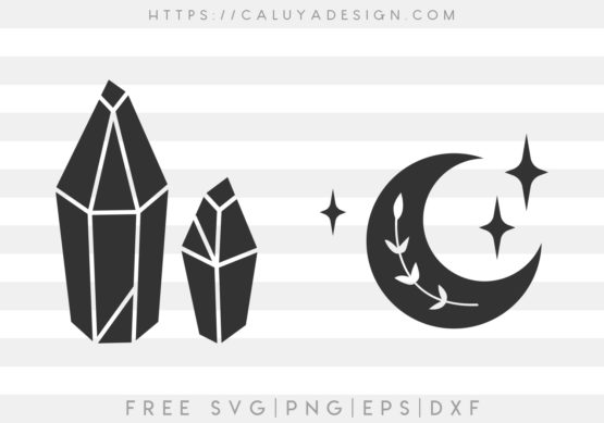 Free Mystical Accents SVG Cut File - CALUYA DESIGN